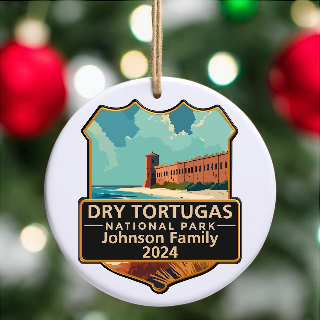 Dry Tortugas National Park Christmas Ornament, Custom Dry Tortugas ...