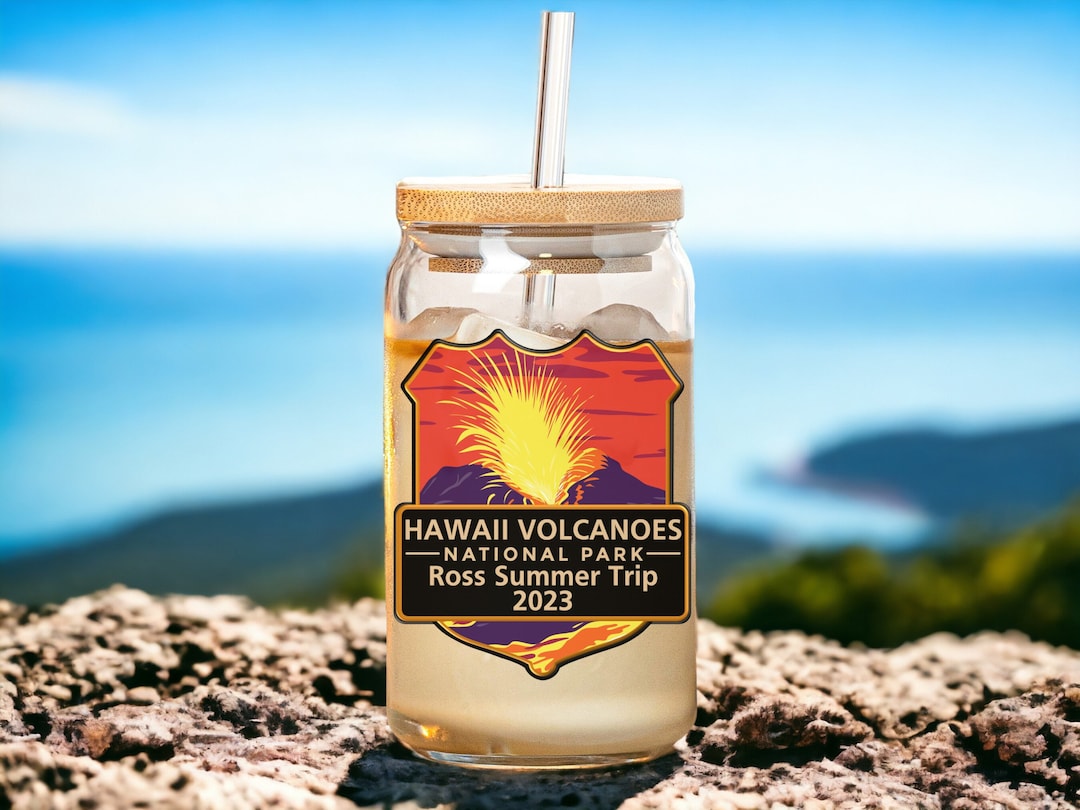 Hawaii Volcanoes National Park Tumbler Gift, Custom National Park ...