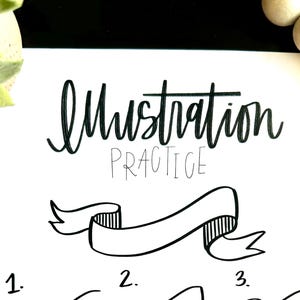 Drawing Practice Sheets for Beginners Guide to Illustrating and Drawing ...