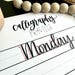 Modern Calligraphy Practice Sheets for Hand Lettering Weekday Practice ...