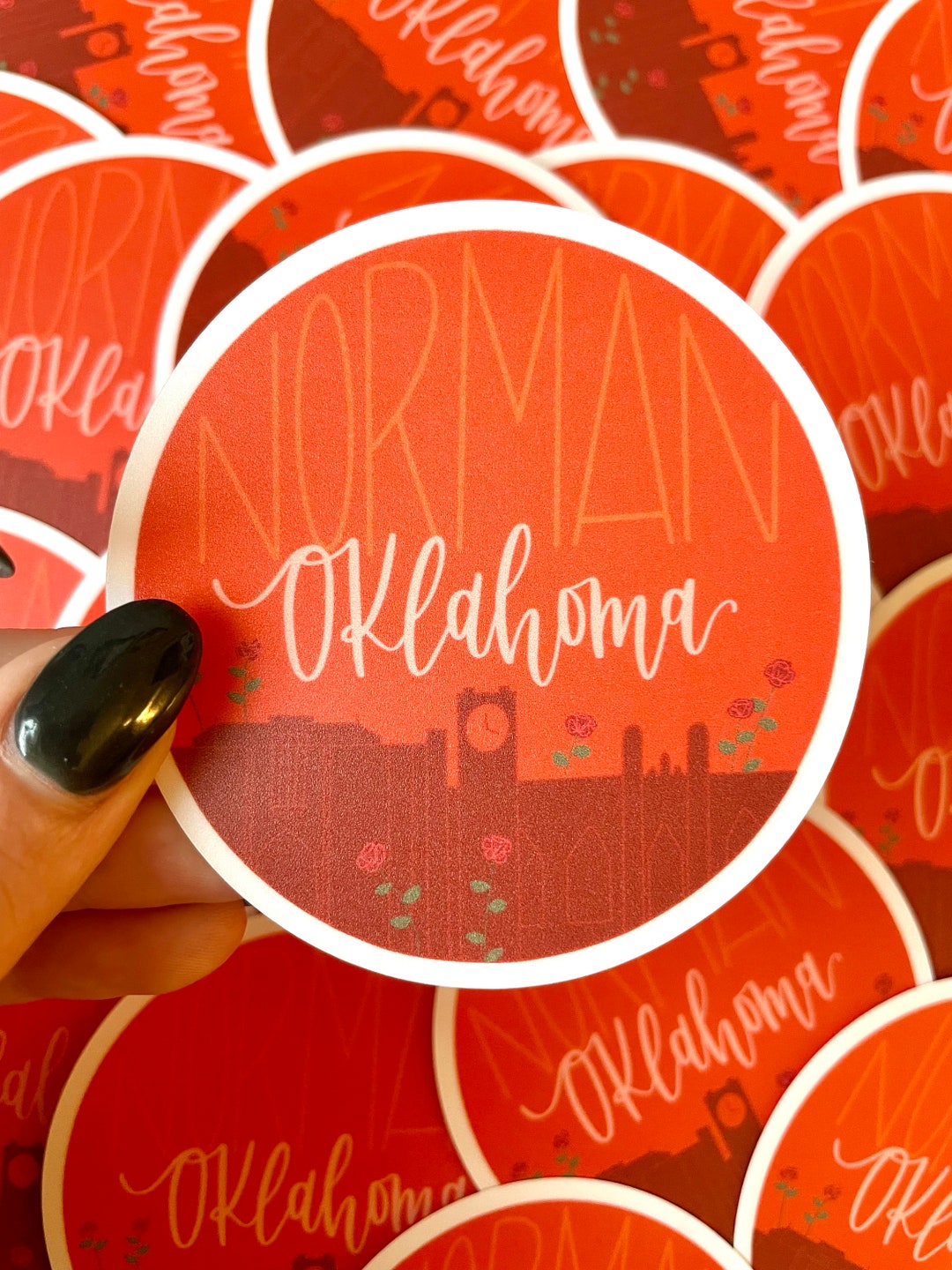 OU Sticker Gift for College Student Oklahoma University Sticker of ...