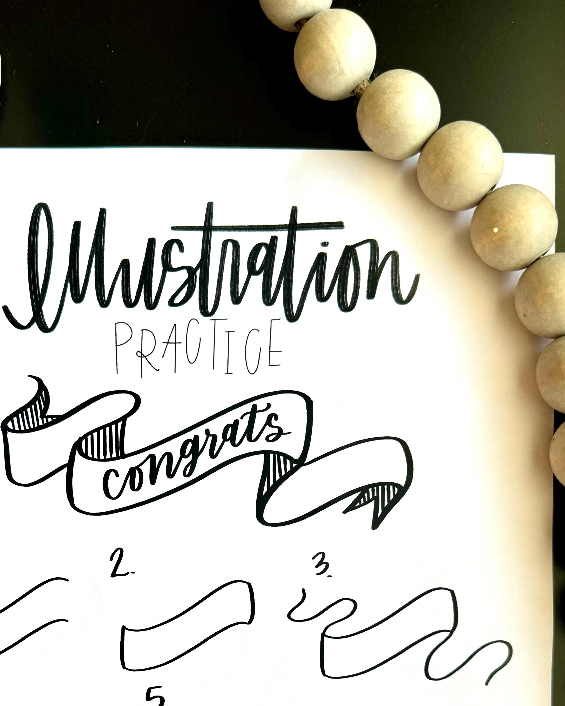 Drawing Practice Sheets for Beginners Guide to Illustrating and Drawing ...