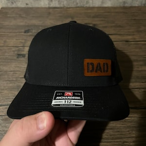 Dad Hat - Fathers Day Gift - Leather Patch Hat - Dad Birthday Gift ...