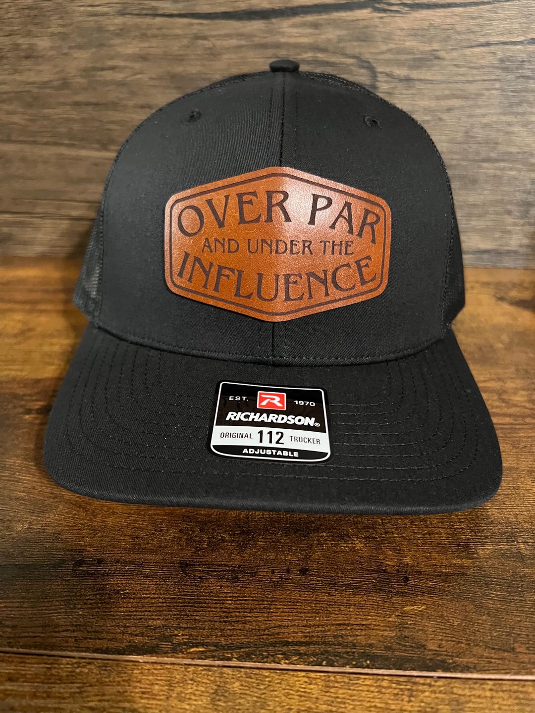 Over Par and Under the Influence Golf Hat, Richardson Trucker or Flat ...
