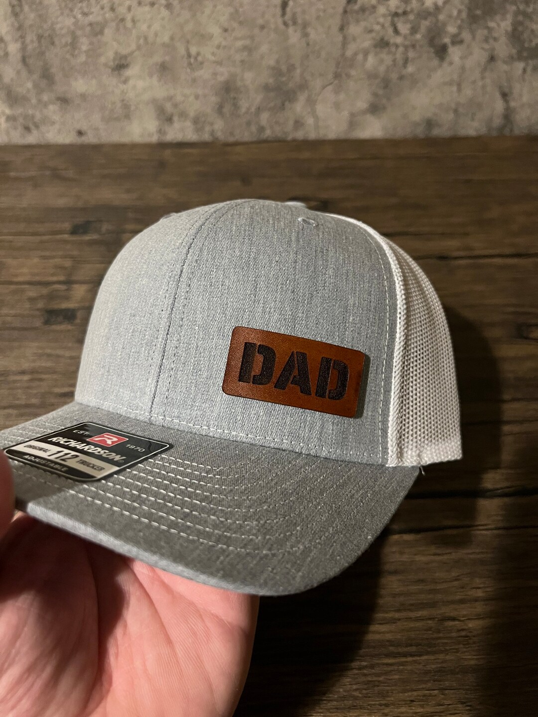 Dad Hat Fathers Day Gift Leather Patch Hat Dad Birthday - Etsy