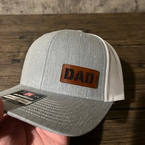 Dad Hat - Fathers Day Gift - Leather Patch Hat - Dad Birthday Gift ...