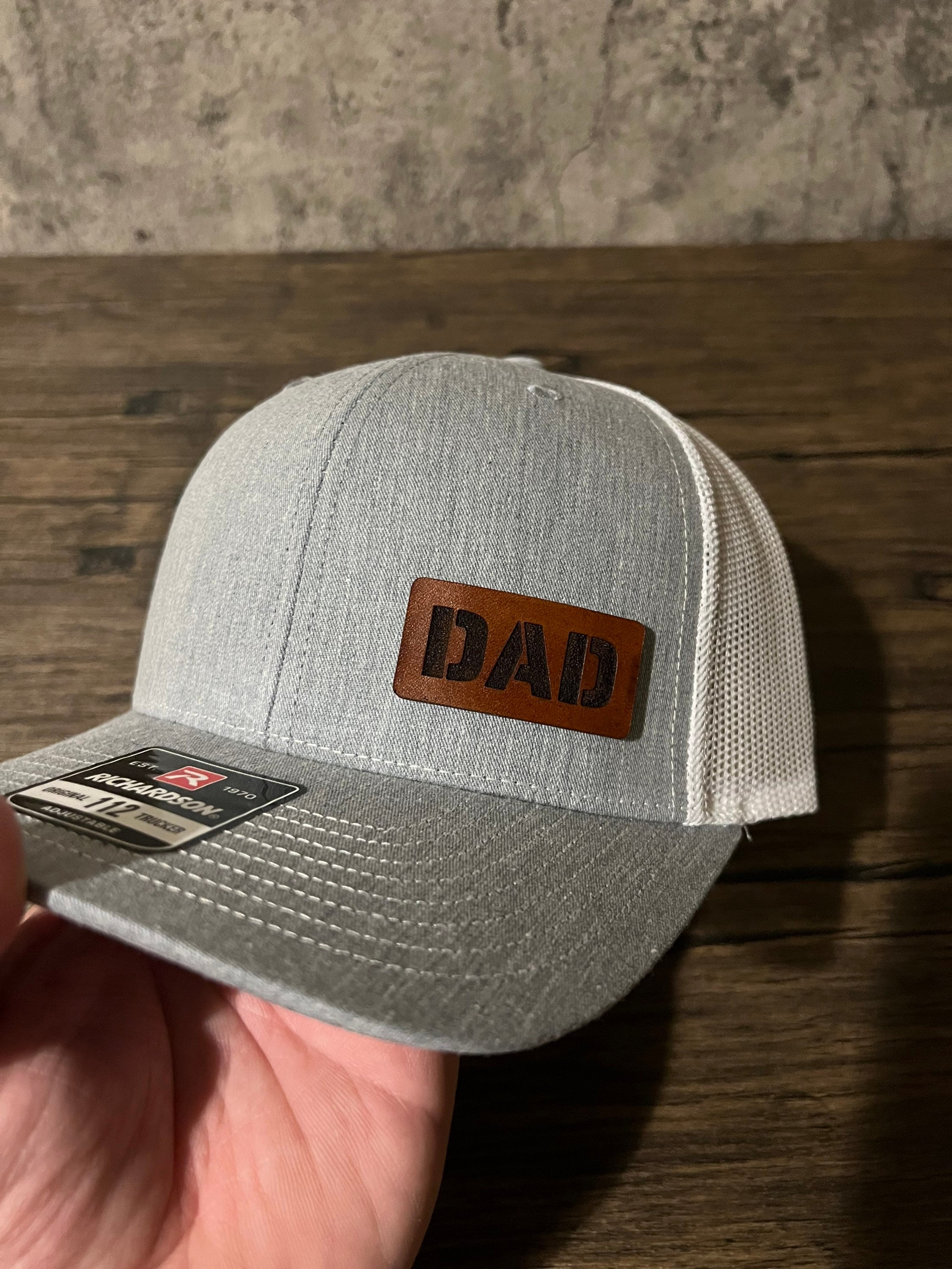 Dad Hat - Fathers Day Gift - Leather Patch Hat - Dad Birthday Gift ...