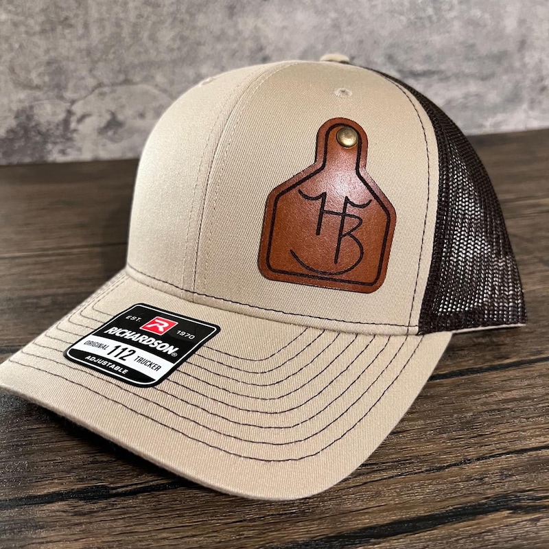 Leather Cow Ear Tag Hats - Etsy