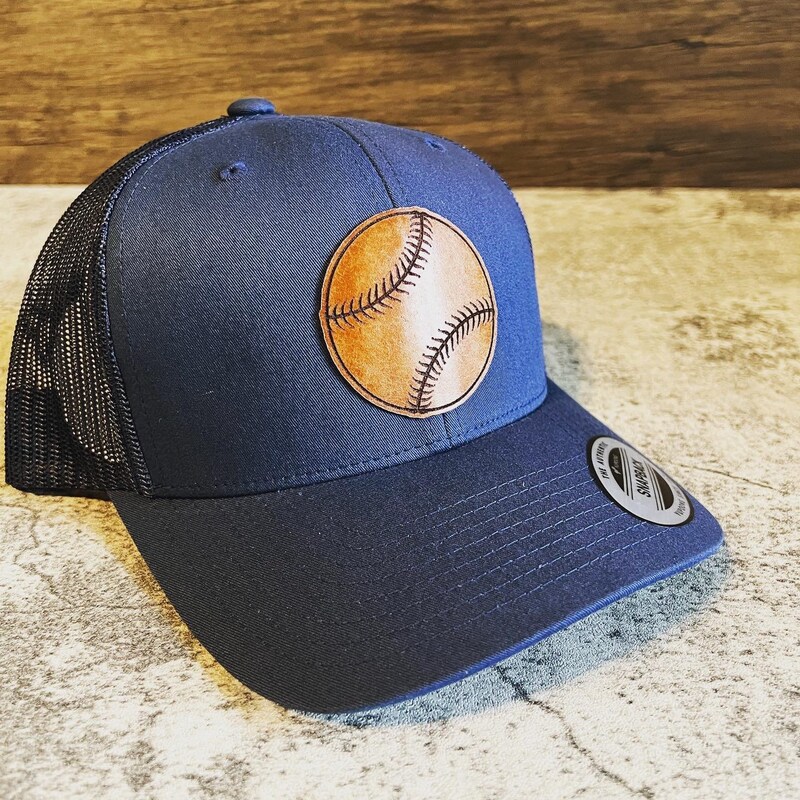 Leather Baseball Cap - Etsy