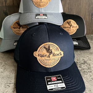 Custom Cork Patch TRUCKER Hats, Laser Engraved Logo on Cork Patch Hat ...