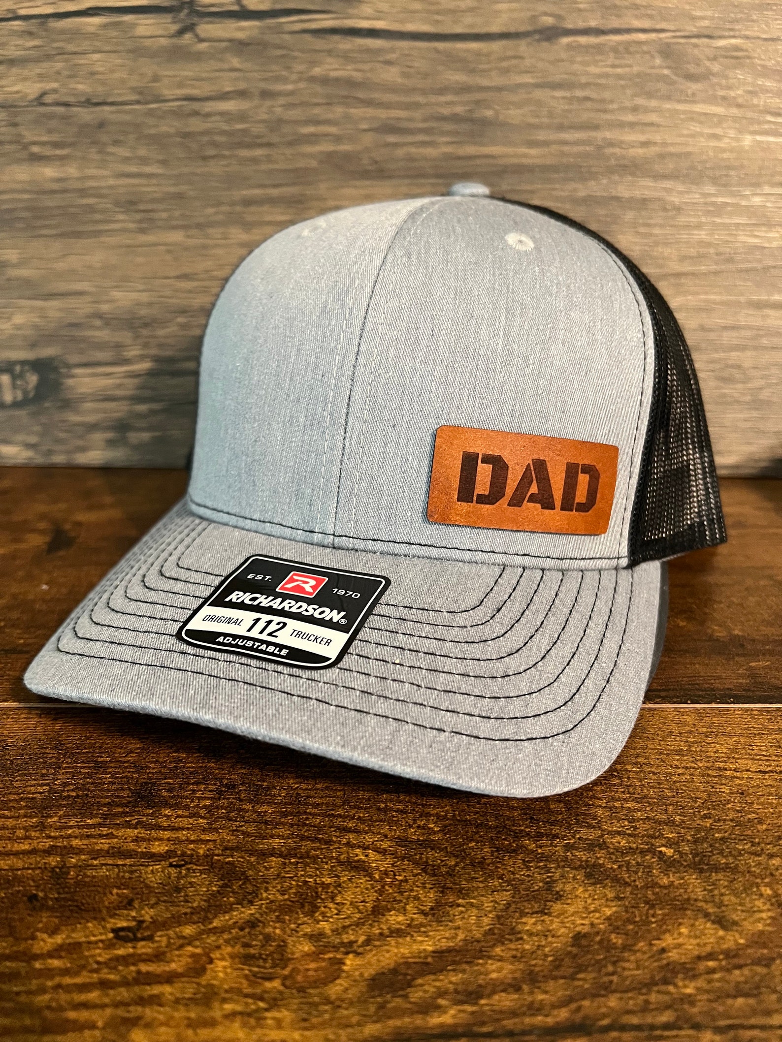 Dad Hat - Fathers Day Gift - Leather Patch Hat - Dad Birthday Gift ...