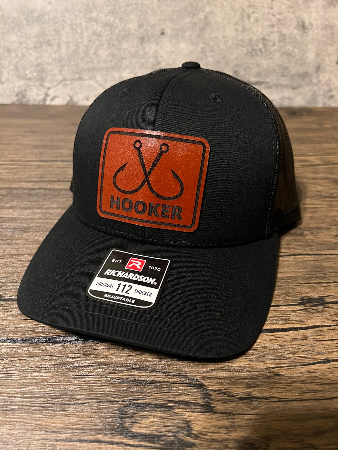 Hooker - Fishing Hook Hat - Funny Fishing Hat - Dad / Husband Gift ...