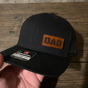 Dad Hat - Fathers Day Gift - Leather Patch Hat - Dad Birthday Gift ...