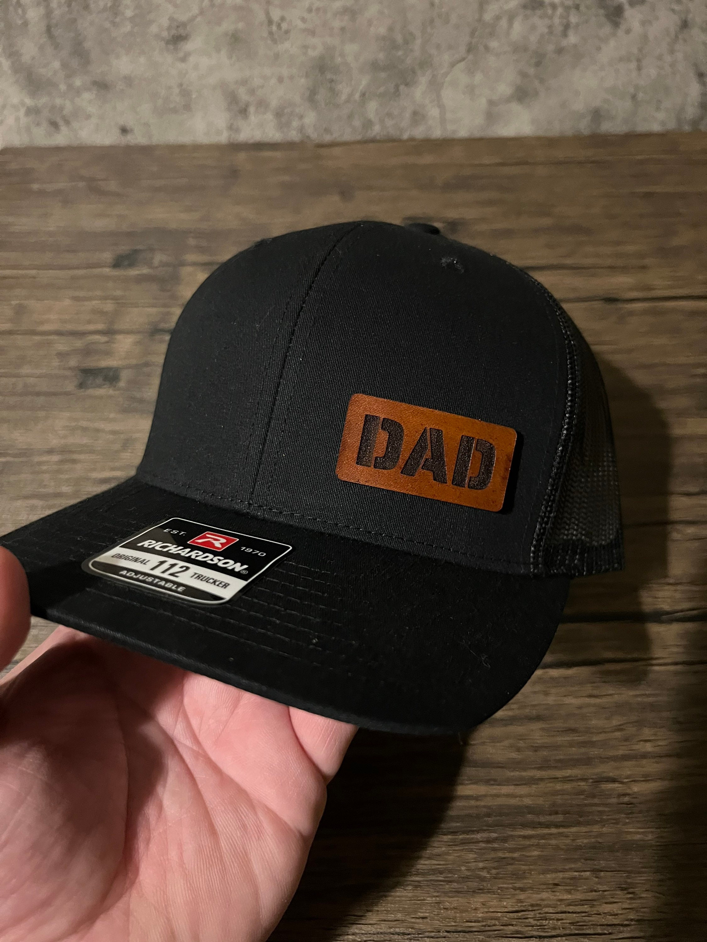 Dad Hat - Fathers Day Gift - Leather Patch Hat - Dad Birthday Gift ...