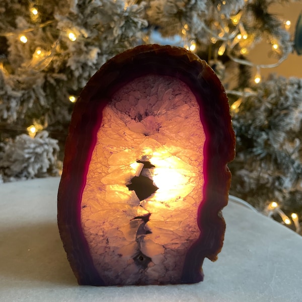Geode Lamp - Etsy