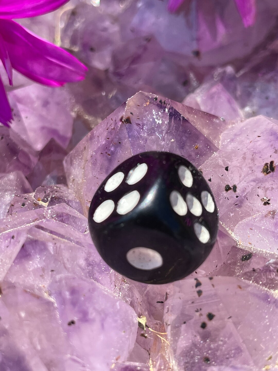 Obsidian Lucky Crystal Dice Semi Precious Tumble Stone Wicca - Etsy