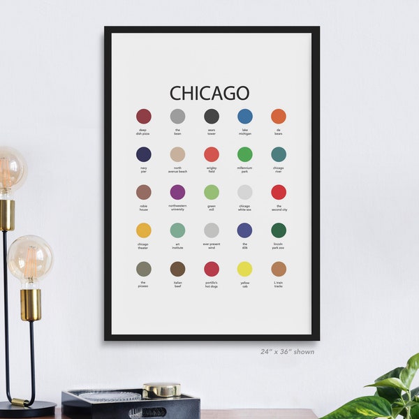 Chicago Wall Art - Etsy