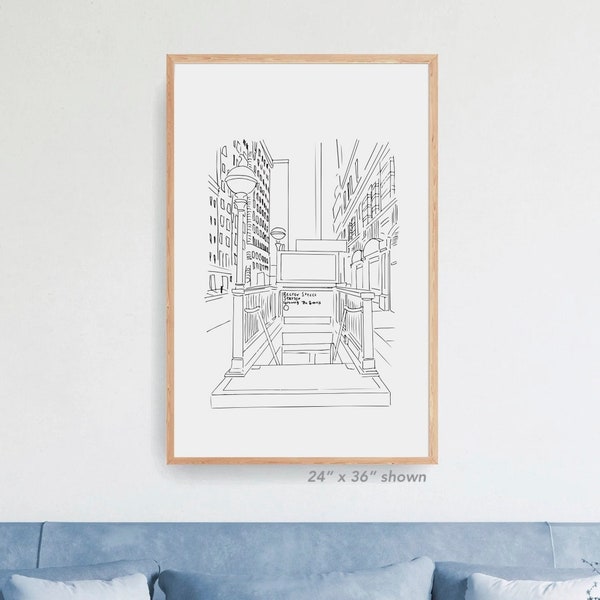 Subway Poster - Etsy