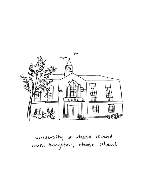 College Campus Drawing