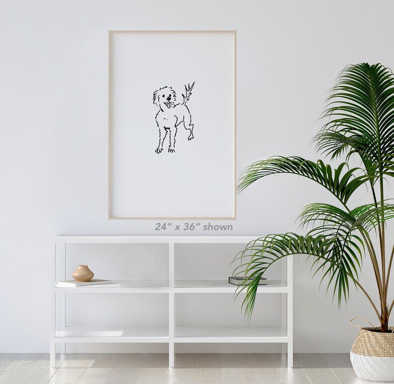 Labradoodle Wall Art Labradoodle Art Print Labradoodle - Etsy