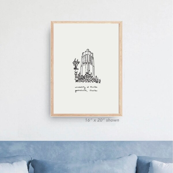 University of Florida Campus Painting - Etsy