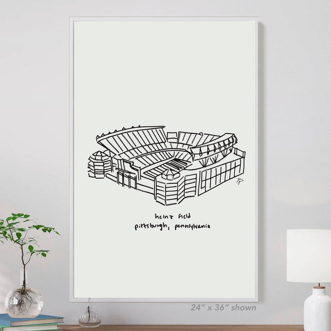 Heinz Field Pittsburgh Steelers Fan Art, Steelers Football Stadium ...