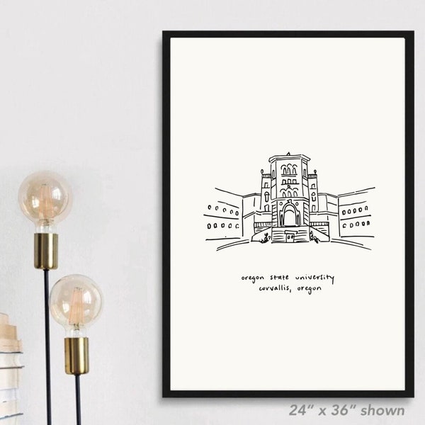 Oregon Print - Etsy