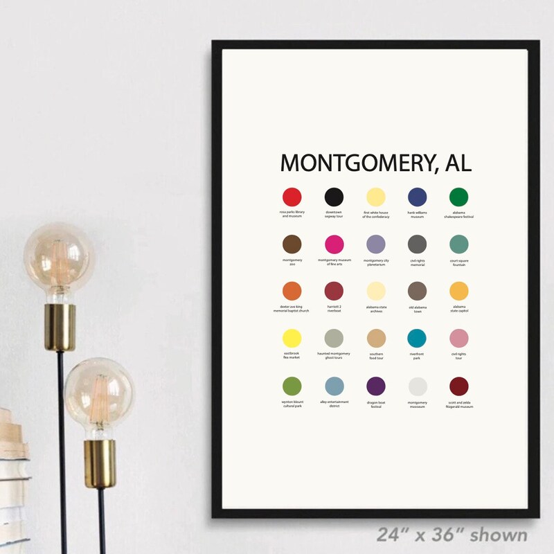 Alabama Poster - Etsy