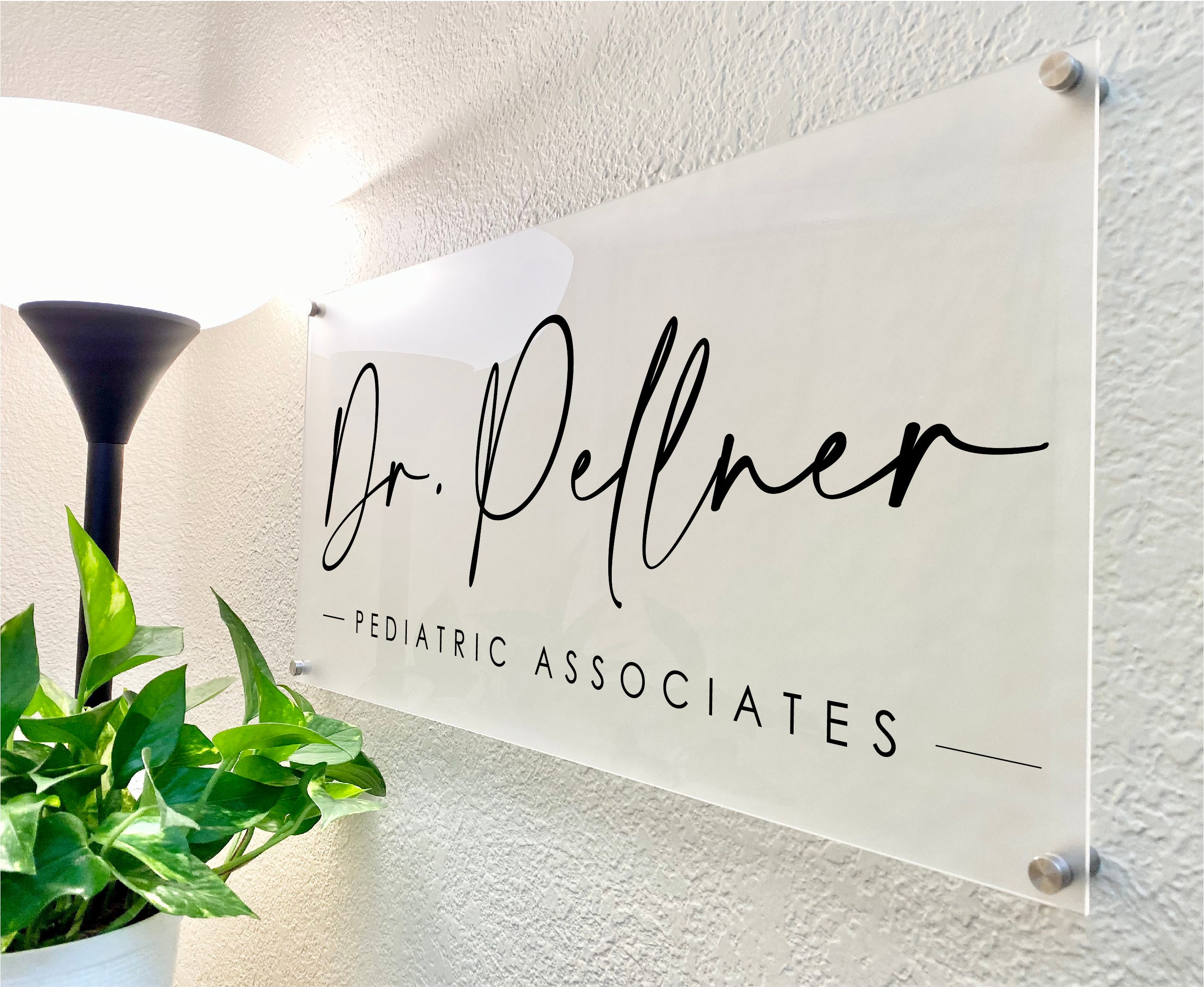 Personalized Acrylic Sign Business Sign Transparent Sign - Etsy