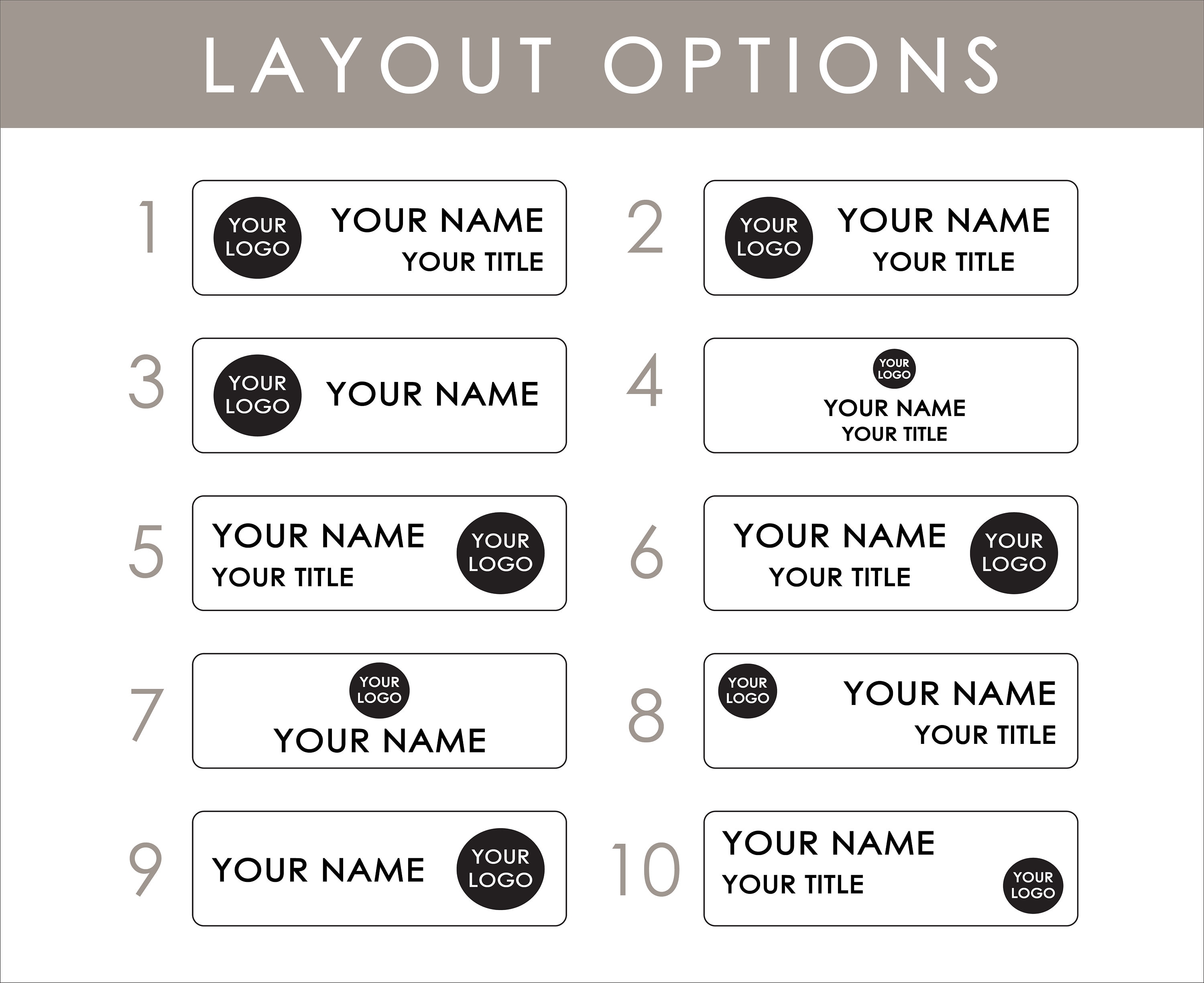 Bling Framed Name Tags – Gemstone Name Tags – Rhinestone Border Name ...
