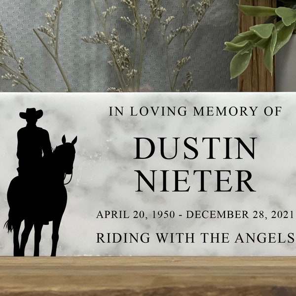 Cowboy Headstone - Etsy