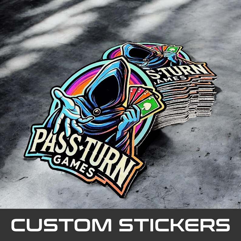 Custom Vinyl Stickers - Send Us Your Logo or Artwork - Waterproof ...