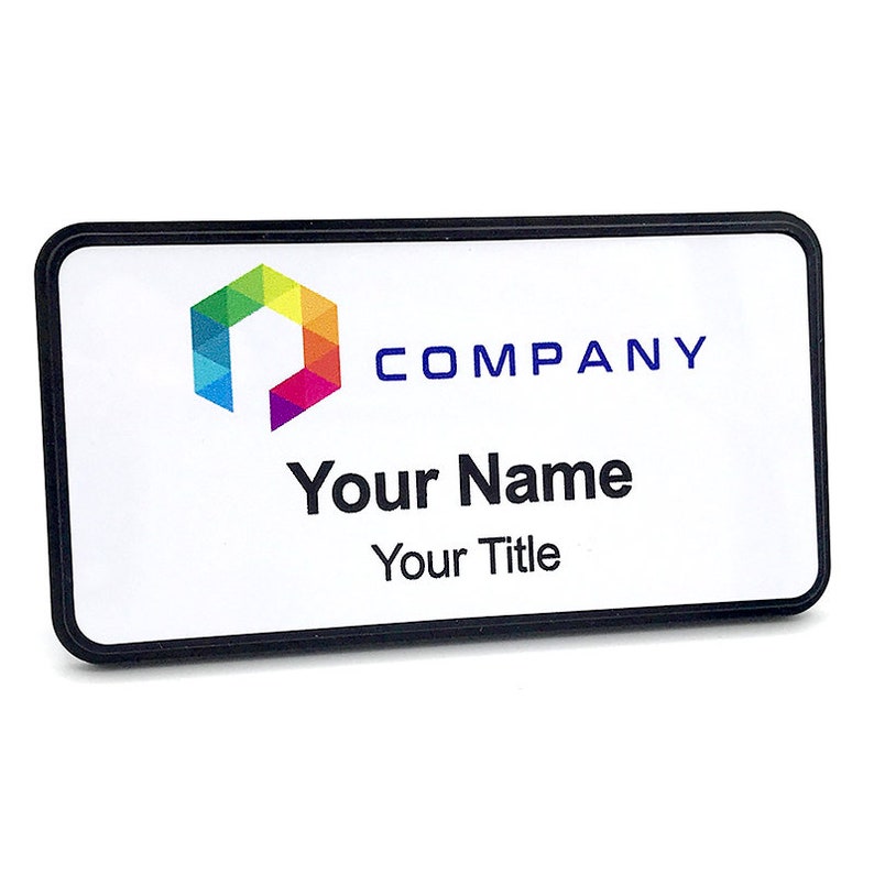 EMPLOYEE COMPANY or Office Name BADGES for Work, Personalized Company ...