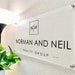 Transparent BUSINESS Logo ACRYLIC SIGN, Personalized Home Office ...