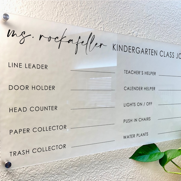 Classroom Sign - Etsy