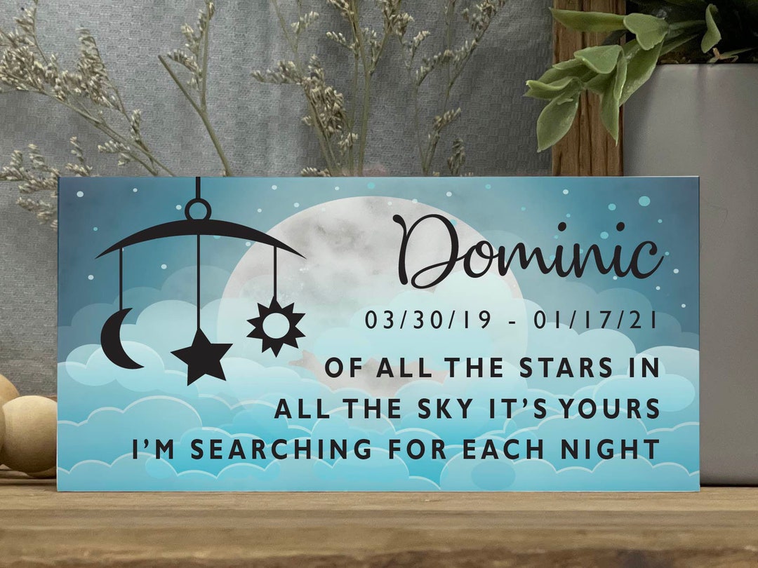 Custom Child Memorial - Marble Stone - Handmade Gift - Custom ...