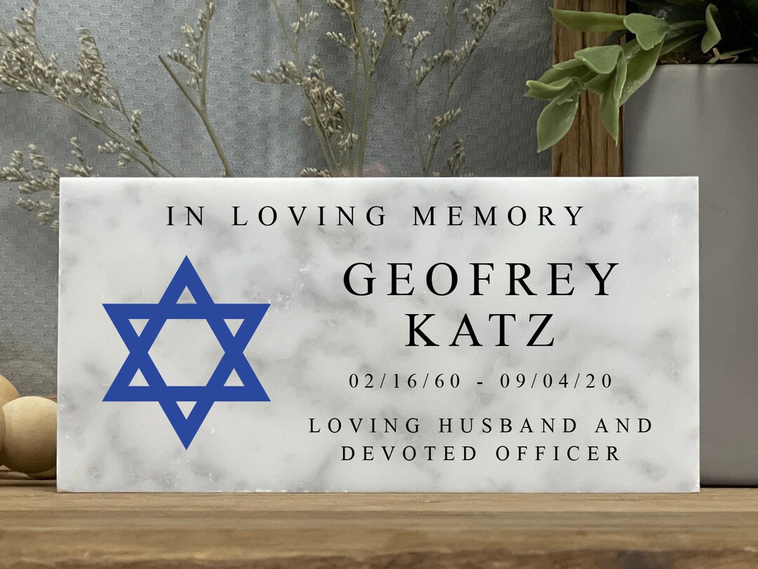 Custom Memorial Stone - Marble 3x6 and 4x8 - Personalized - Family ...