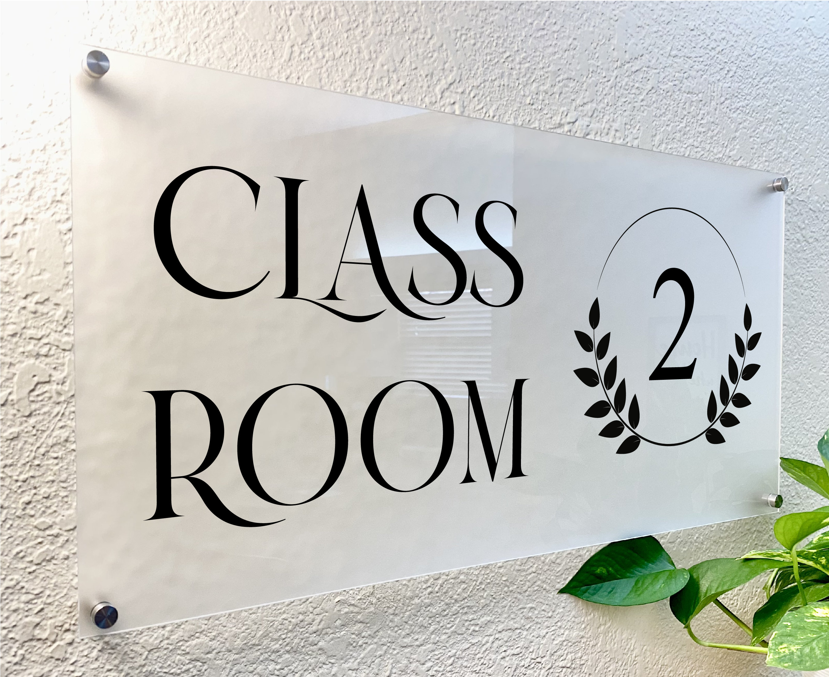 Custom Class Room Sign Acrylic Sign for School Transparent | Etsy