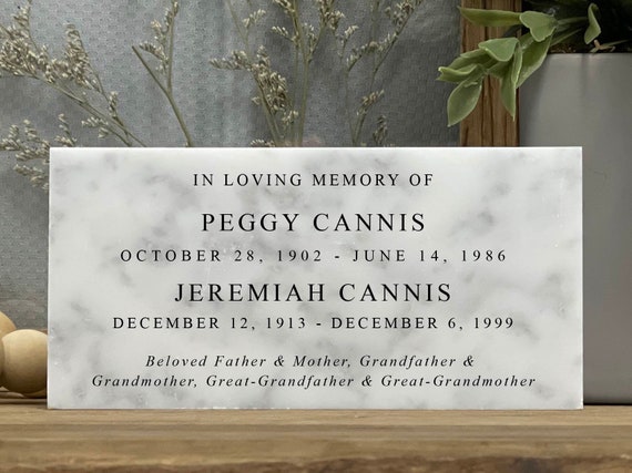 MEMORIAL STONE MARBLE Stone Home Decoration Custom Brick - Etsy