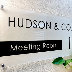 CONFERENCE Room Custom BUSINESS Logo SIGN, Personalized Meeting Room ...