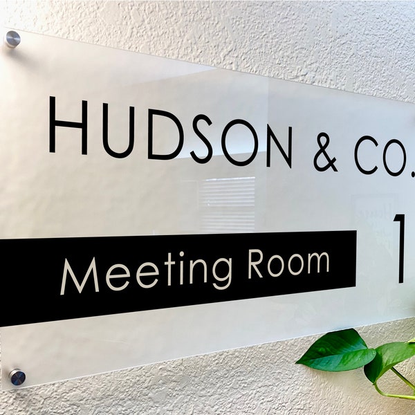 Acrylic Conference Room Sign - Etsy