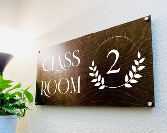 Teacher Class Room Sign - Etsy