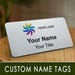 Personalized NAME, Title, and LOGO Design Employee Company Office Staff ...