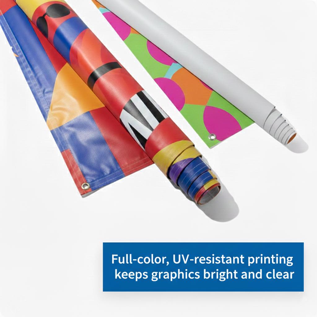 Custom Vinyl Banner – Durable Outdoor Sign With Free Grommets, Full ...