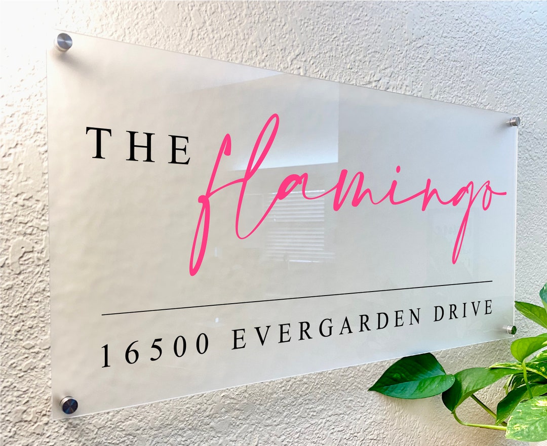 Custom Acrylic Business Sign, Transparent Sign for Wall, Conference ...