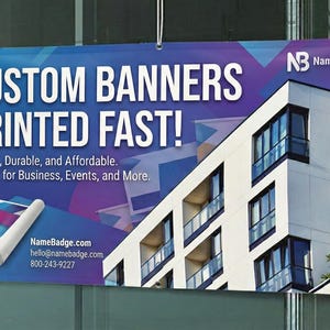 Custom Vinyl Banner – Durable Outdoor Sign With Free Grommets, Full ...