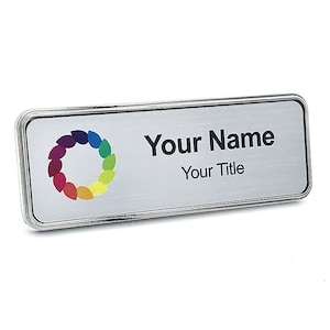 EMPLOYEE COMPANY or Office Name BADGES for Work, Personalized Company ...