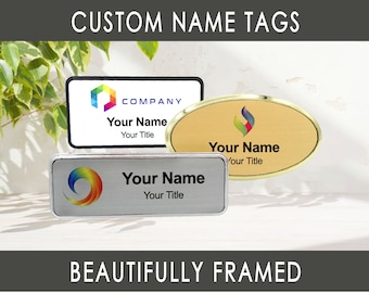 Custom Name Tag for New Job Gift Name Badge for Employee Name Tag New ...