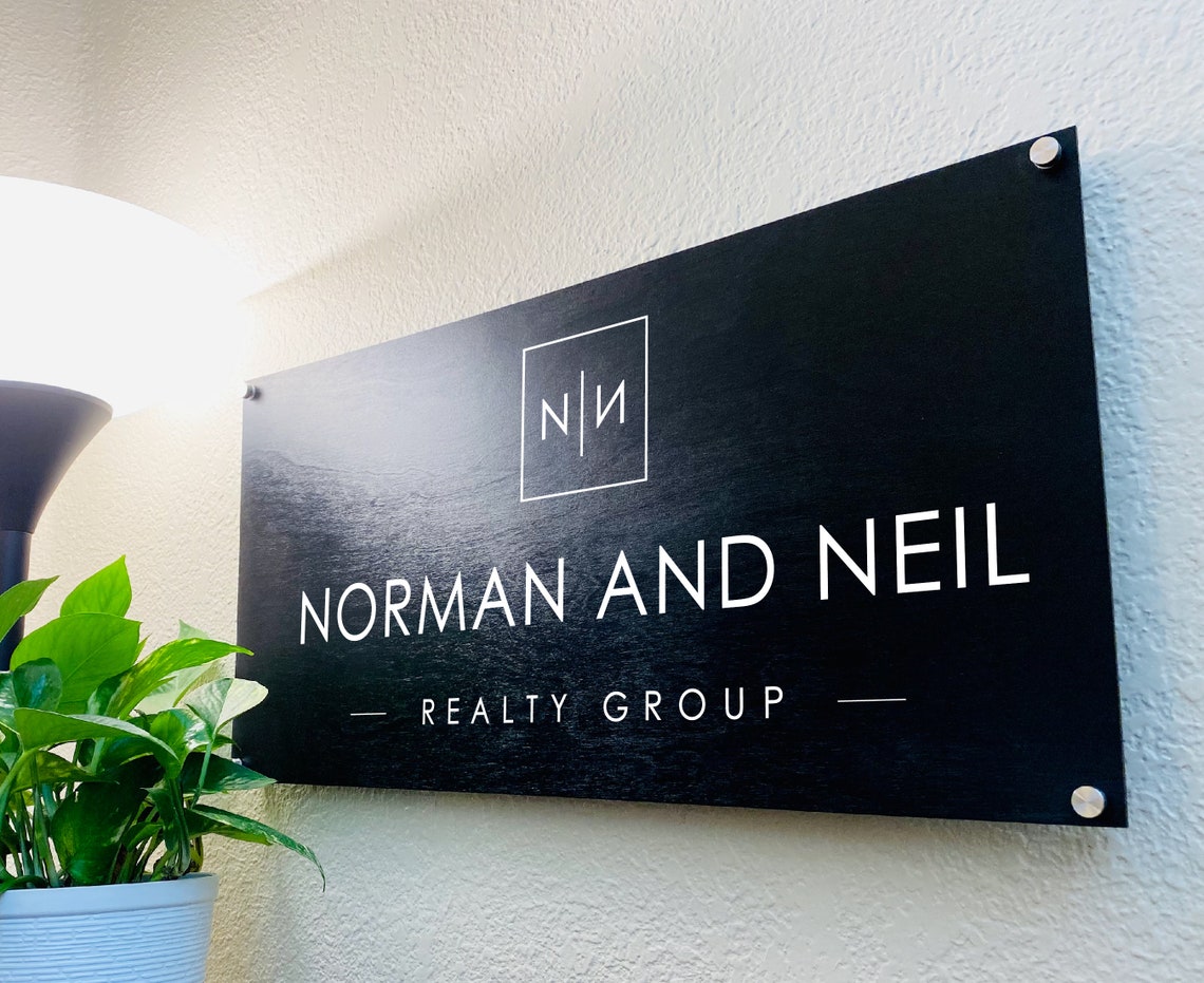 Custom Business Sign Wood Business Sign Home Decor - Etsy