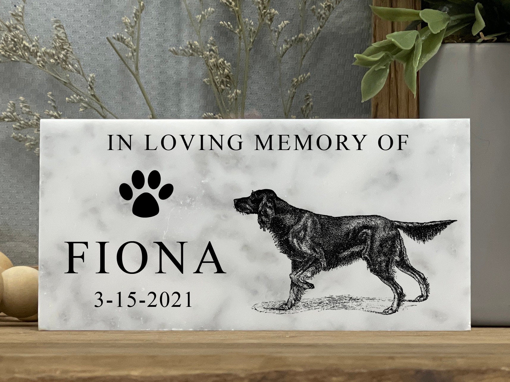 Custom Dog Memorial Dog Dog Marker Pet Memorial Gift - Etsy